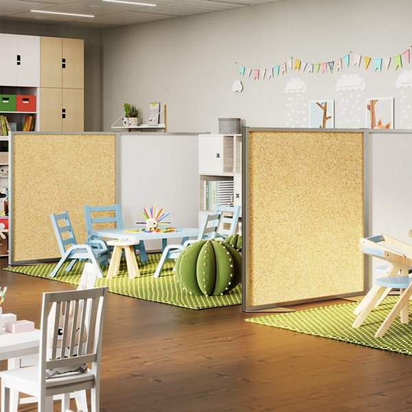 Floor Partition Classroom 2 - Carroll's Office Furniture