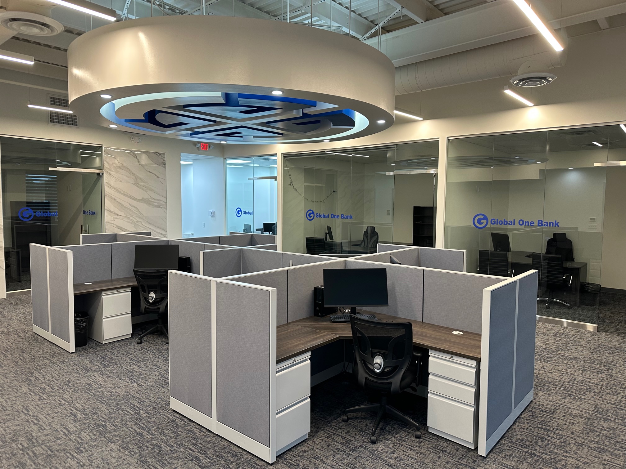GLOBAL ONE BANK - Carroll's Office Furniture