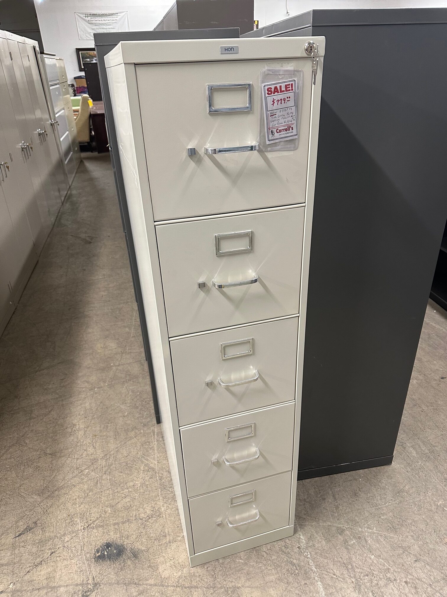 Hon 5 Drawer Vertical File Cabinet | Cabinets Matttroy